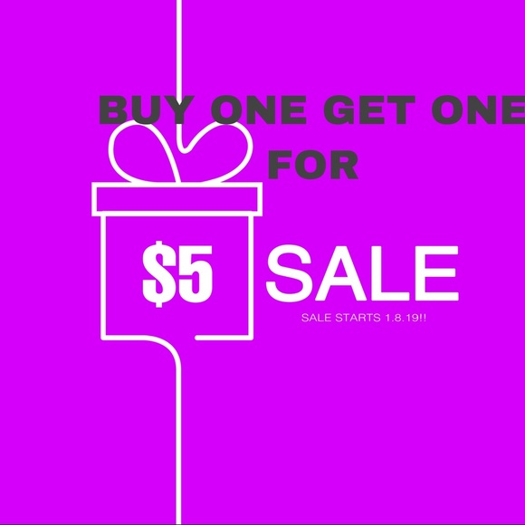 Other | Buy One Get One For 5 Or Free At 5 Today | Poshmark
